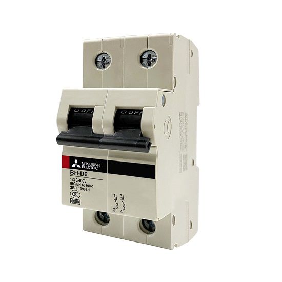 MCB Mitsubishi BH-D10 2P 32A 10kA C N